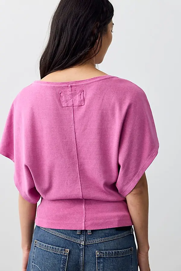 Free People We The Free In My Element Tee - Raspberry Ice