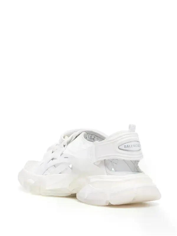 Balenciaga Track Touch-strap Sandals - Black