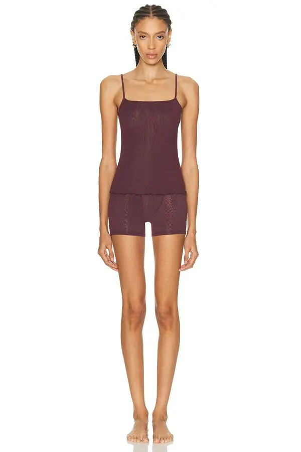 NEGATIVE UNDERWEAR Whipped Cami - Garnet