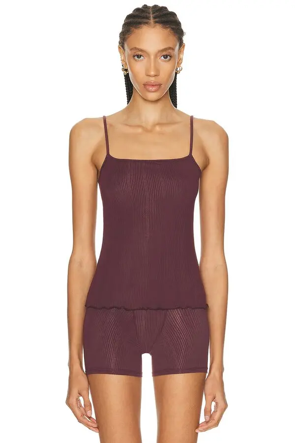 NEGATIVE UNDERWEAR Whipped Cami - Garnet