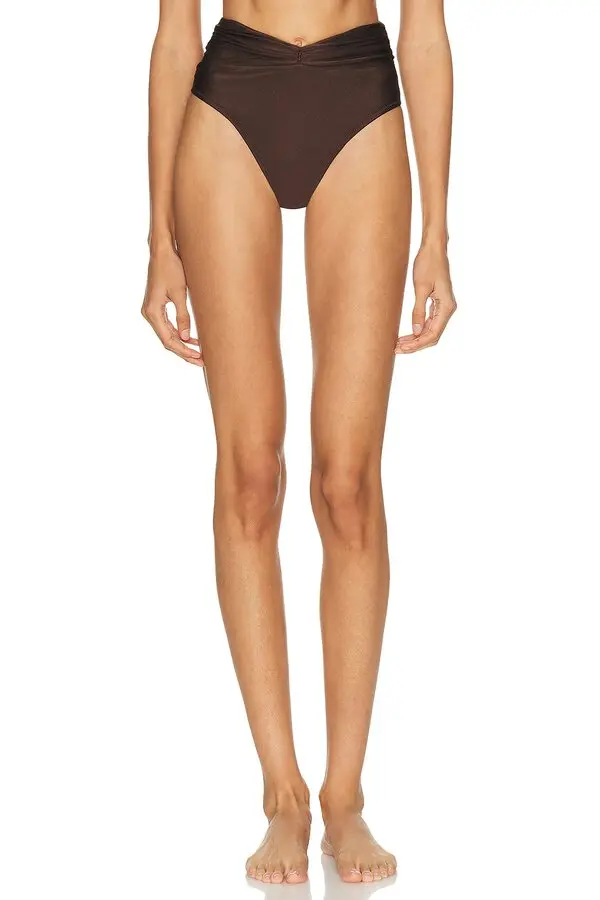 SHANI SHEMER Claire Bikini Bottom - Espresso