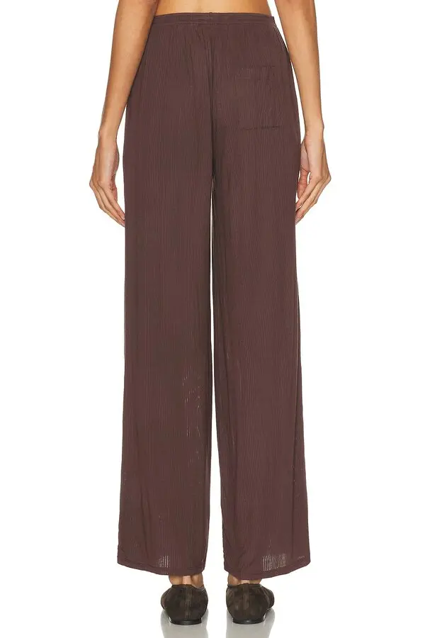 NEGATIVE UNDERWEAR Whipped Track Pant - Espresso