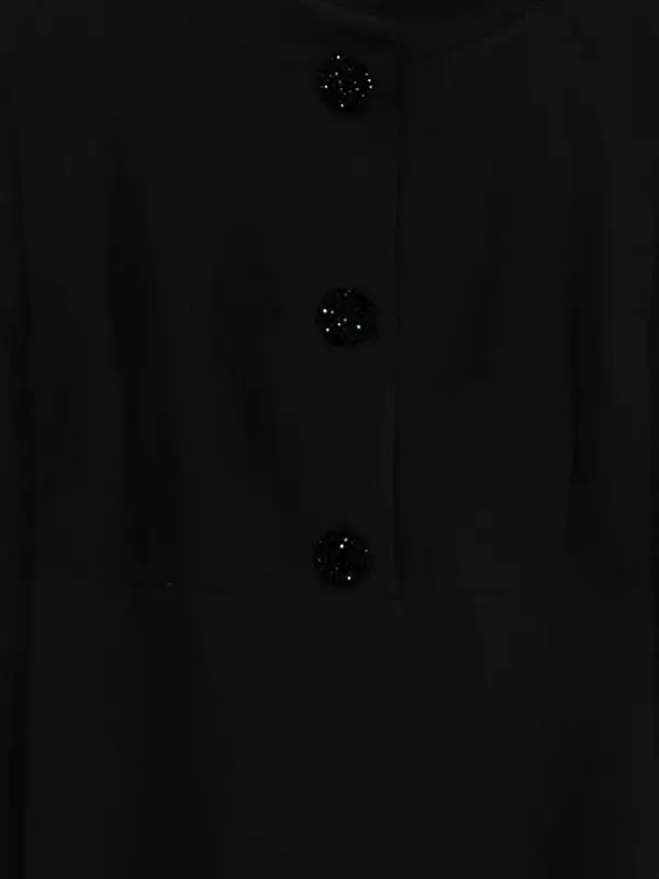 Valentino Garavani Crepe Mini Dress With Button Detailing