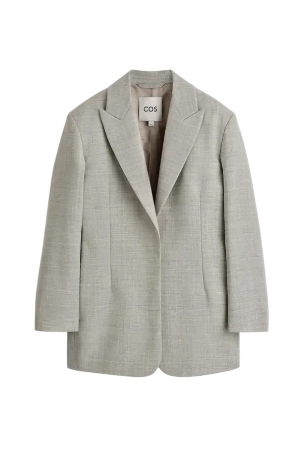 Cos Structured Wool-blend Blazer