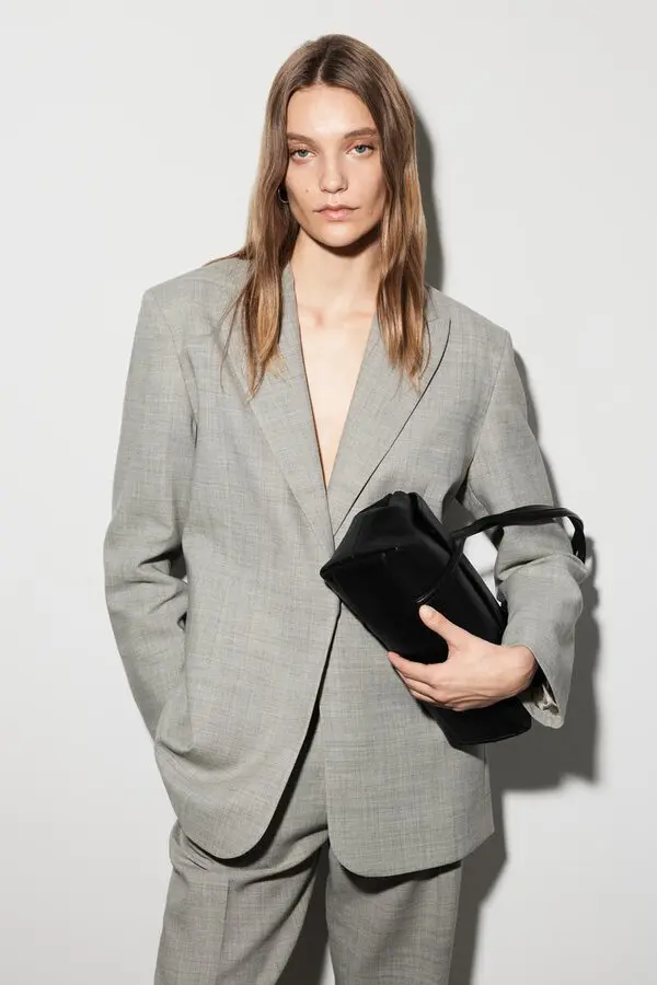 Cos Structured Wool-blend Blazer