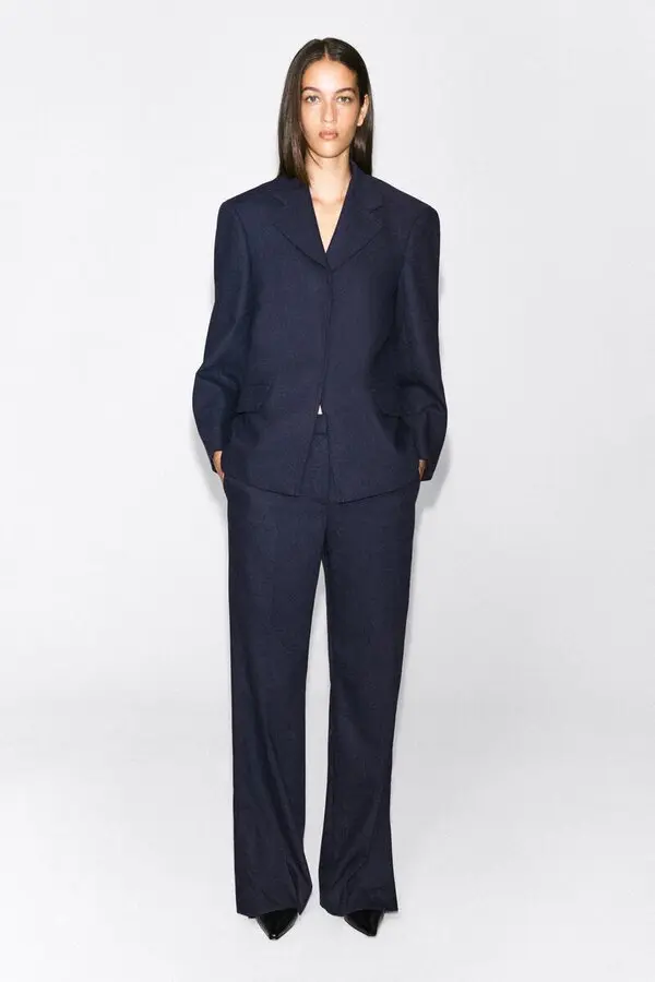 Cos Structured Wool-blend Blazer