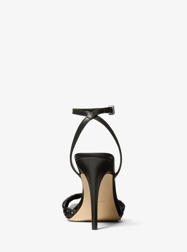 Michael Kors Kiana Embellished Tulle Sandal - Black