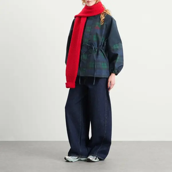 DAMSON MADDER Liu Checked Raincoat