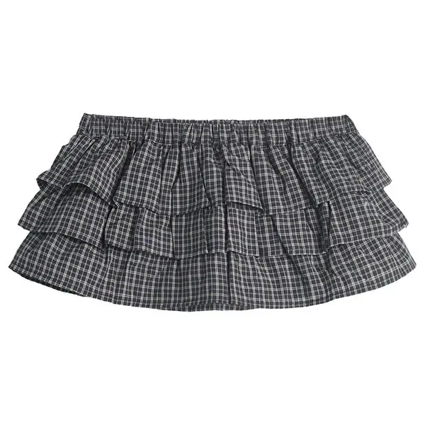 Gimaguas Jardin Mini Shorts - Black Check