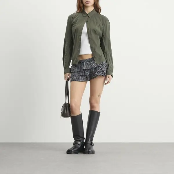 Gimaguas Jardin Mini Shorts - Black Check