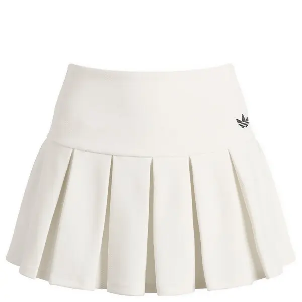 Adidas Mini Pleated Skirt - Off White