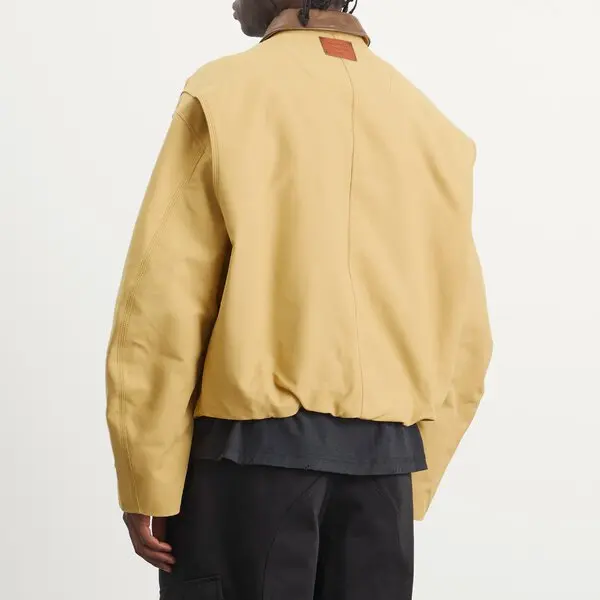Acne Studios Double Cotton Satin Jacket - Sand Beige