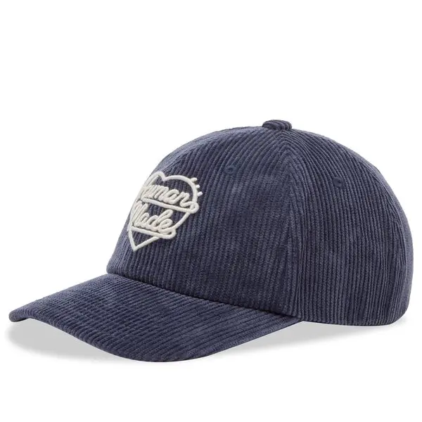 HUMAN MADE Heart Corduroy Cap - Navy