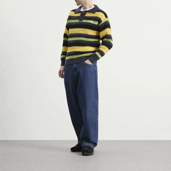PLEASURES Cooper Polo Sweater