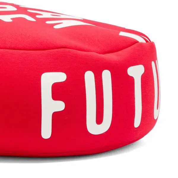 Human Made Heart Beads Cushion - Red | Editorialist