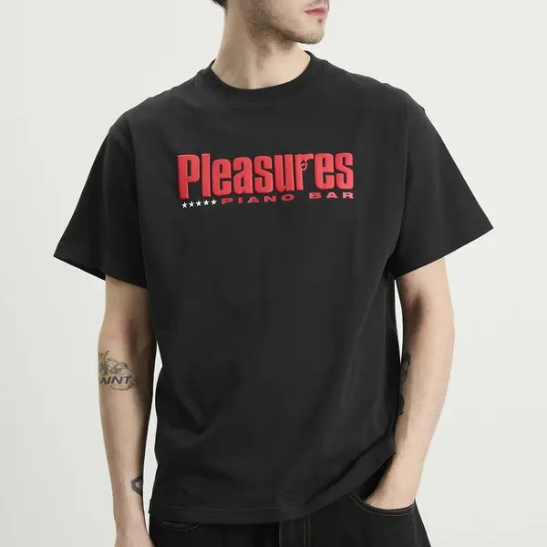 PLEASURES Piano Bar T-shirt