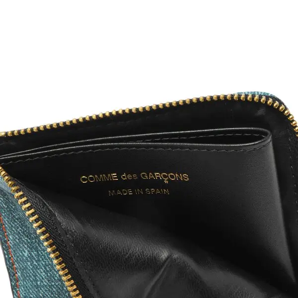 Comme Des Garçons Wallet Sa3100dp Denim Pocket Wallet