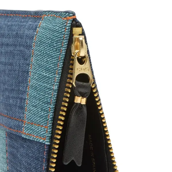 Comme Des Garçons Wallet Sa8100dp Denim Pocket Wallet - Blue Denim