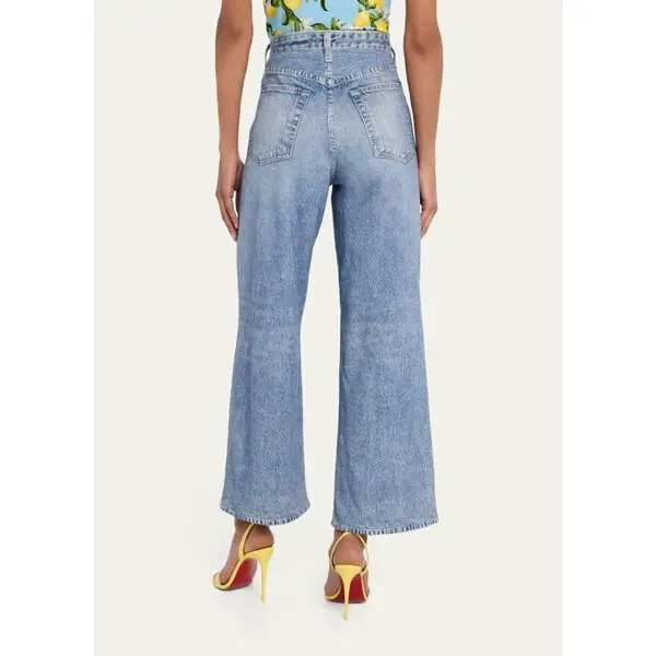 Rag & Bone Miramar Andi Cotton-terry Ankle Jeans