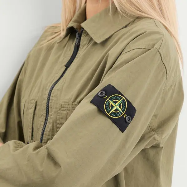 Stone Island Ripstop Zip Shirt Jacket