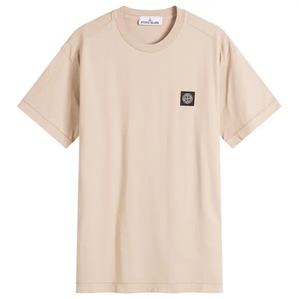 Stone Island Patch Logo T-shirt - Desert