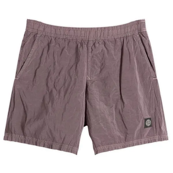 Stone Island Nylon Metal Swim Shorts - Purple Grey