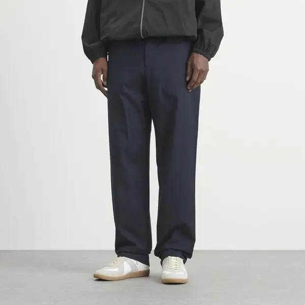 Dries Van Noten Cotton Wool Wide Leg Trouser