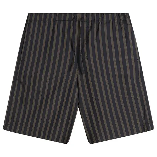 Dries Van Noten Stripe Cupro Shorts - Navy