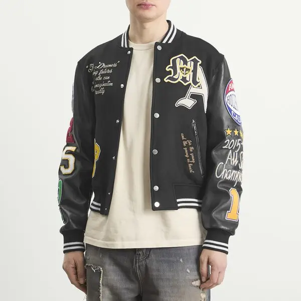 Amiri Varsity Patch Bomber Jacket