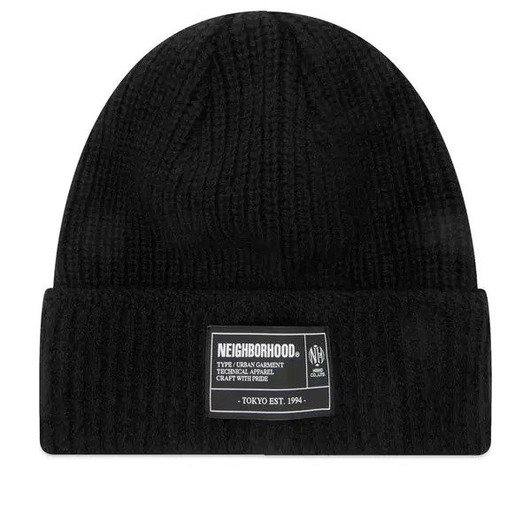 NEIGHBORHOOD Jp Beanie - Black