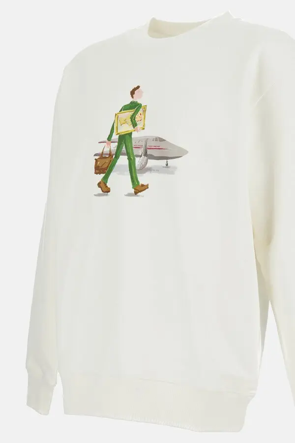 Drole De Monsieur Crewneck Relaxed Fit Sweatshirt