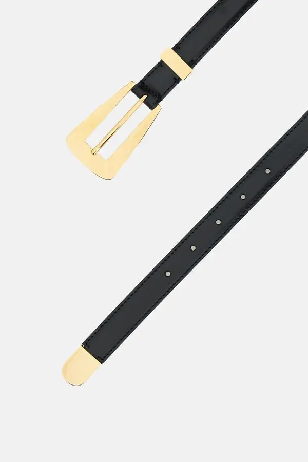 Khaite Cintura Lucca In Pelle - Nero