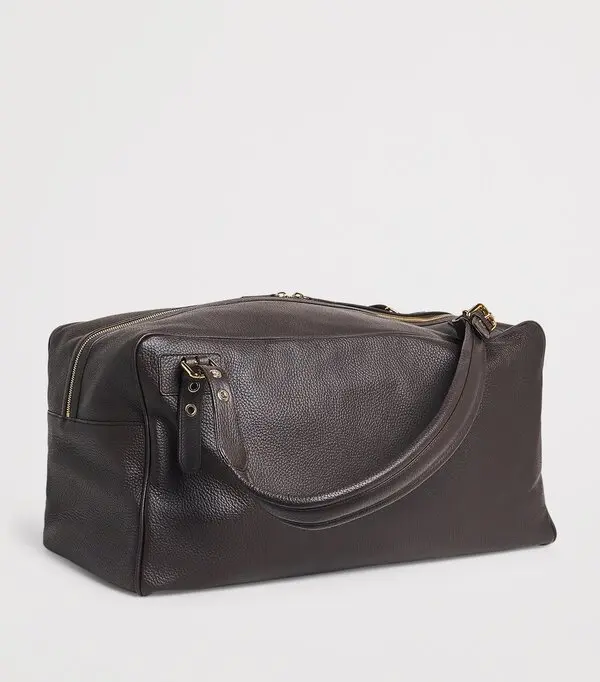 Eleventy Leather Duffle Bag