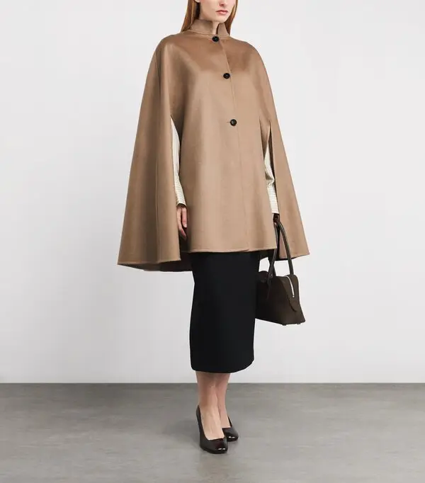 Kiton Cashmere Cape Coat