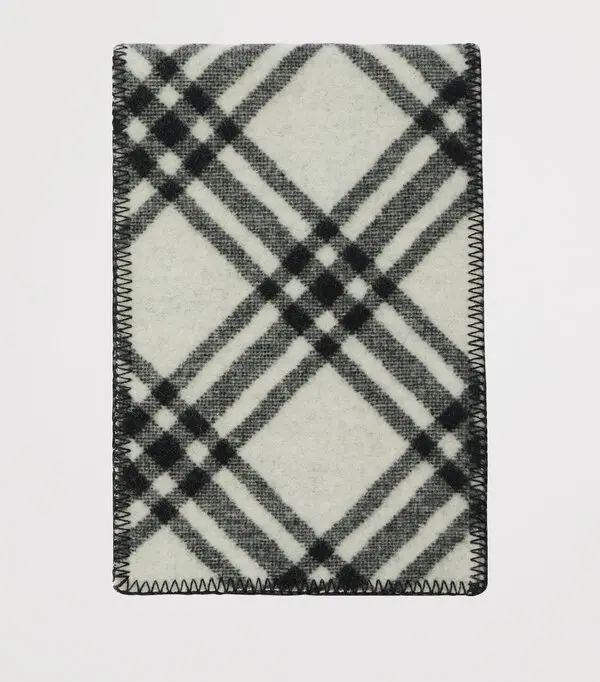 Burberry Wool Check Scarf