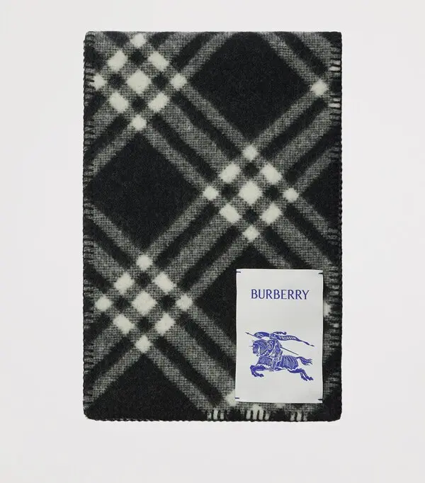 Burberry Wool Check Scarf