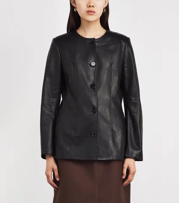 Nour Hammour Lambskin Maud Jacket