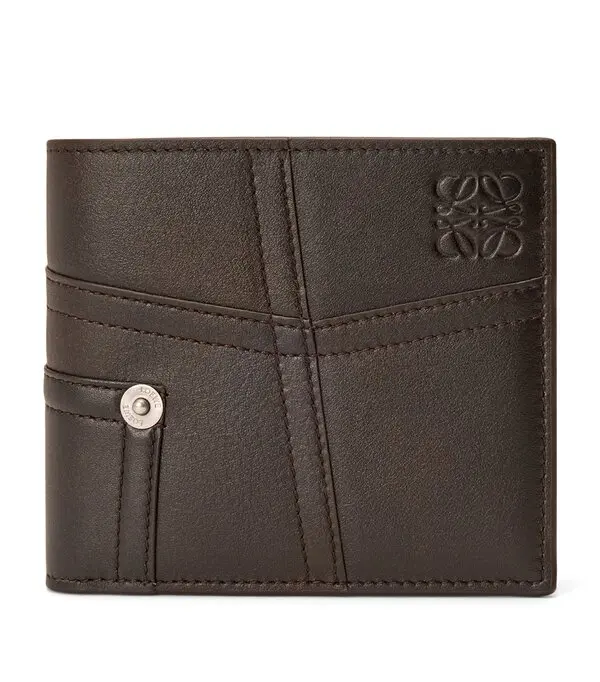 Loewe Calfskin Panta Bifold Wallet - Brown
