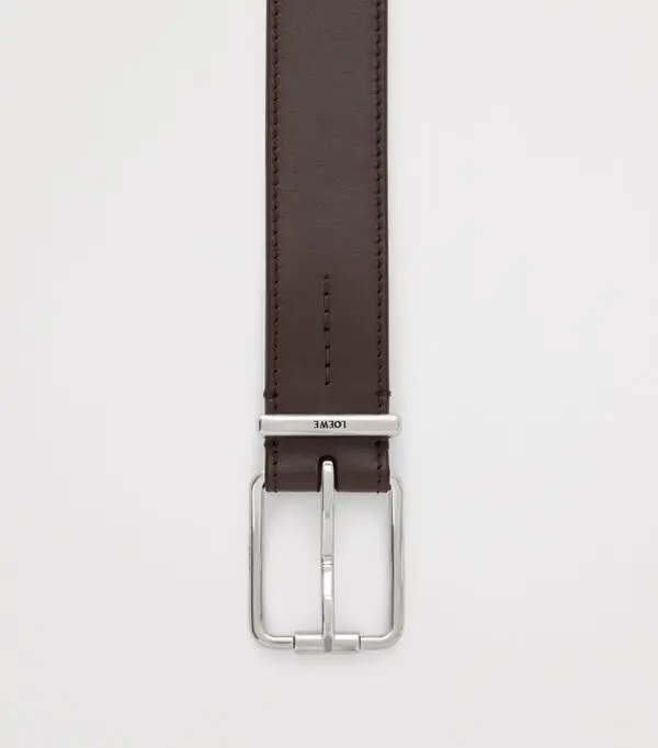 Loewe Leather Logo Buckle Belt