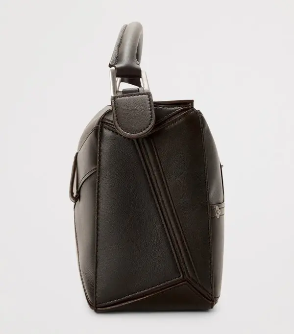 Loewe Small Calfskin Puzzle Panta Top-handle Bag - Brown