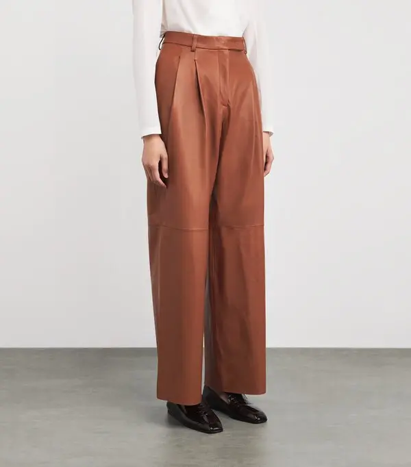 Eleventy Lambskin Trousers