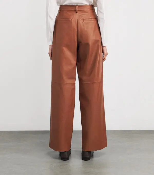 Eleventy Lambskin Trousers