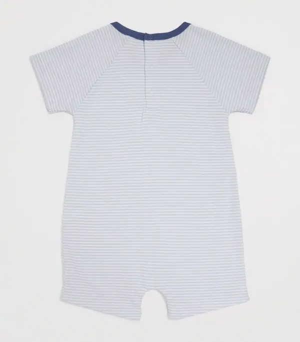 KISSY KISSY Pima Cotton Striped Playsuit