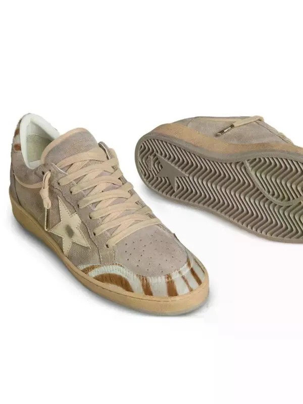GOLDEN GOOSE Ball Star Suede Sneakers - Neutrals