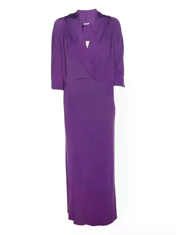 Marina Rinaldi Draped-front Dress
