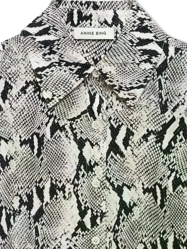 ANINE BING Python Bridget Shirt
