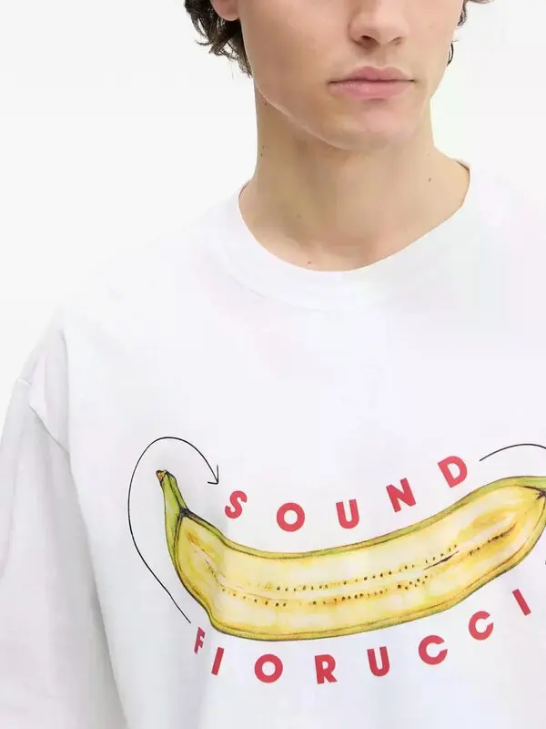 Fiorucci Banana-print T-shirt