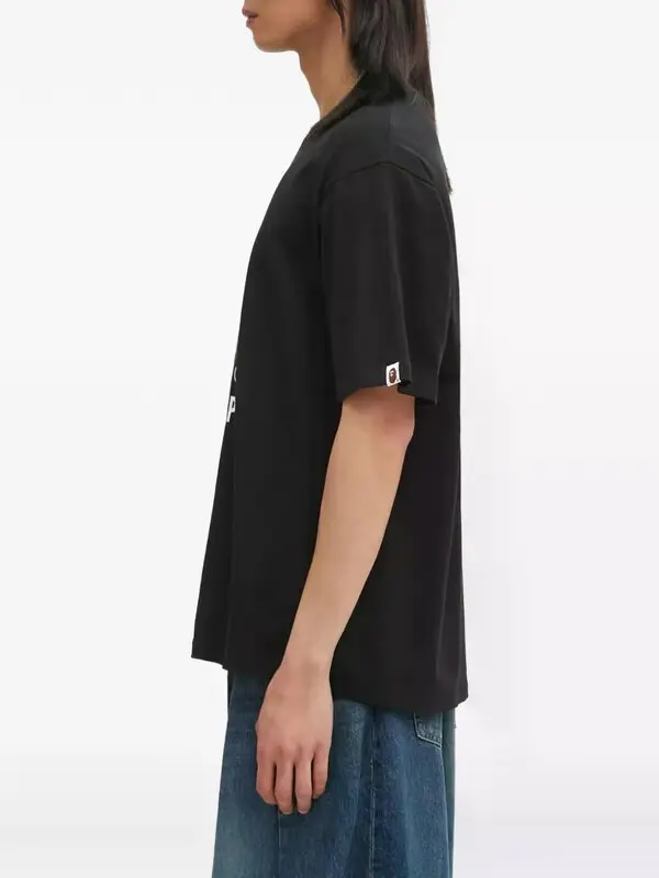 A BATHING APE Graphic-print Crew-neck T-shirt - Black