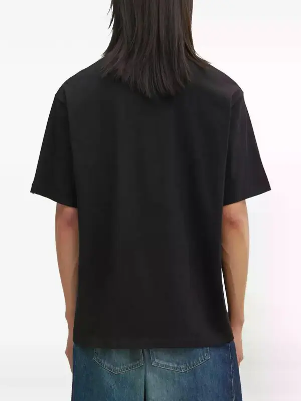 A BATHING APE Graphic-print Crew-neck T-shirt - Black