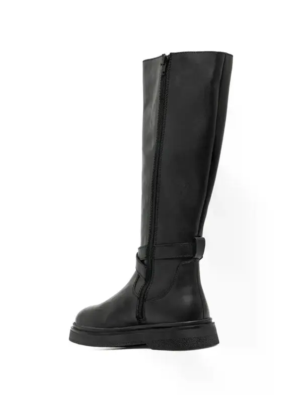 BLAUER. Hanna Buckle-strap Boots
